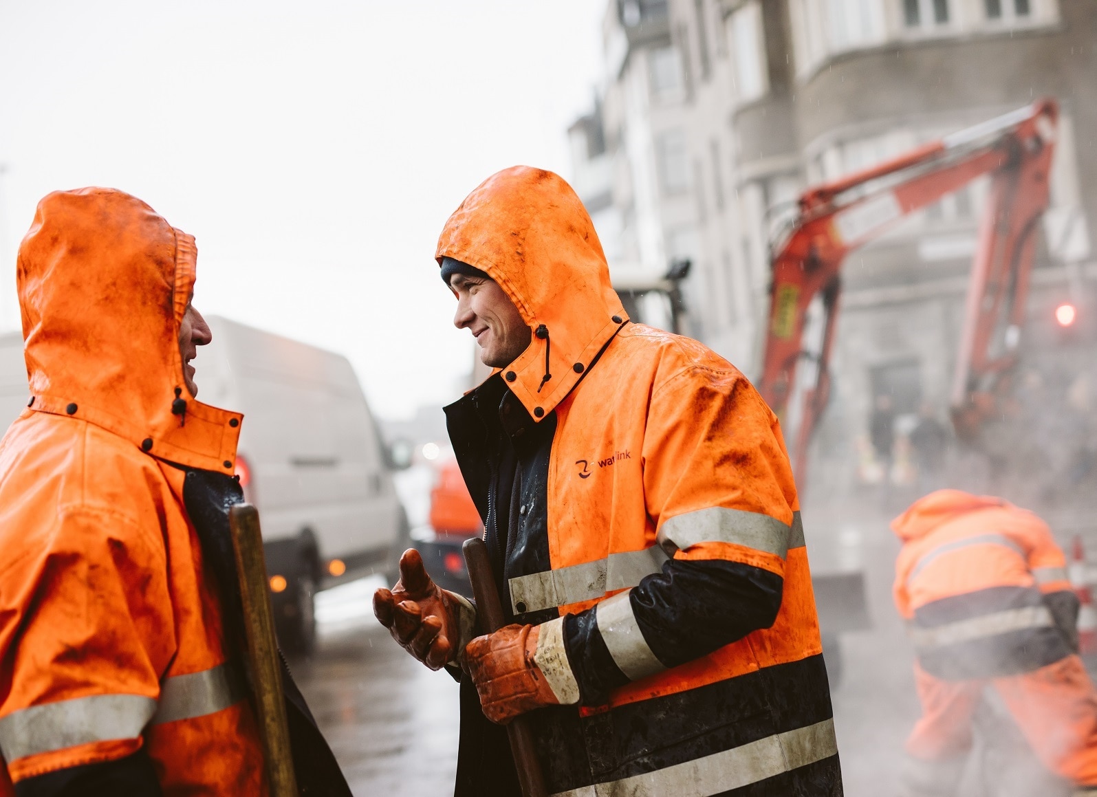 Werken bij water-link